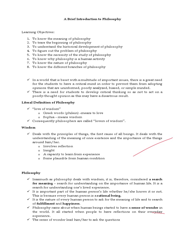 An Introduction to the Fundamentals of Philosophy: Exploring its Origins, Branches, and ...