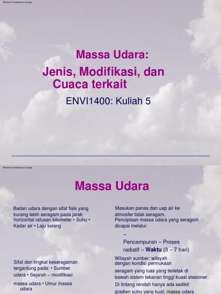 05 Air Masses PDF | PDF