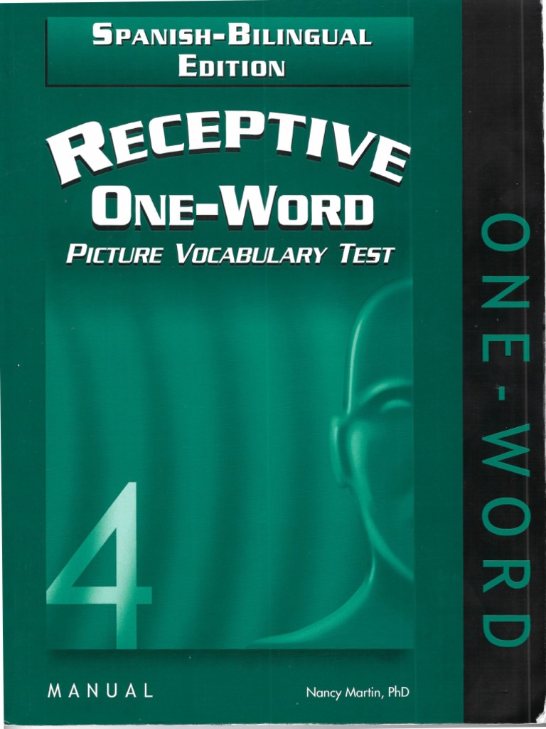 One Word Receptive Spanish | PDF