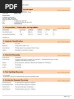 Fast Orange Pumice Lotion SDS | PDF | Dangerous Goods | Safety