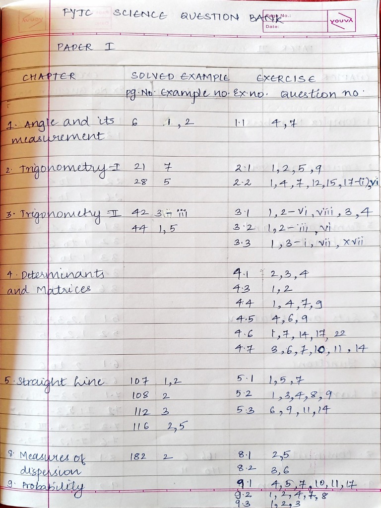 FYJC SCIENCE Question Bank Final Exam | PDF FYJC SCIENCE Question Bank Final Exam | PDF