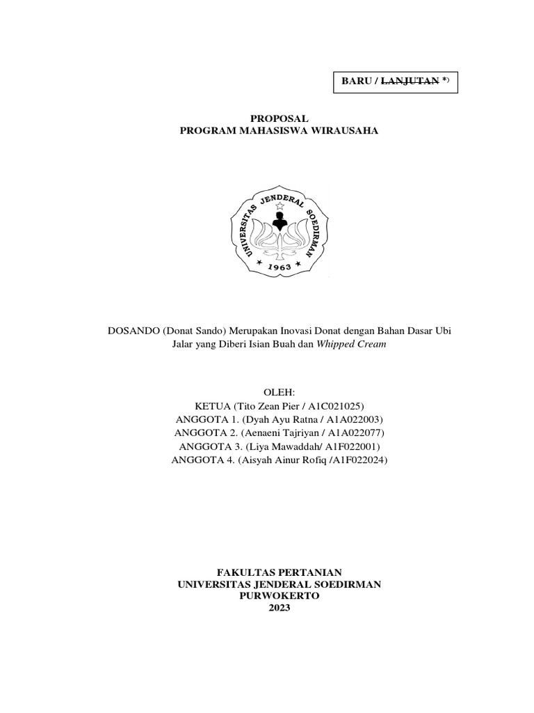 Proposal PMW Dosando 2023 - 230324 - 203244 PDF | PDF