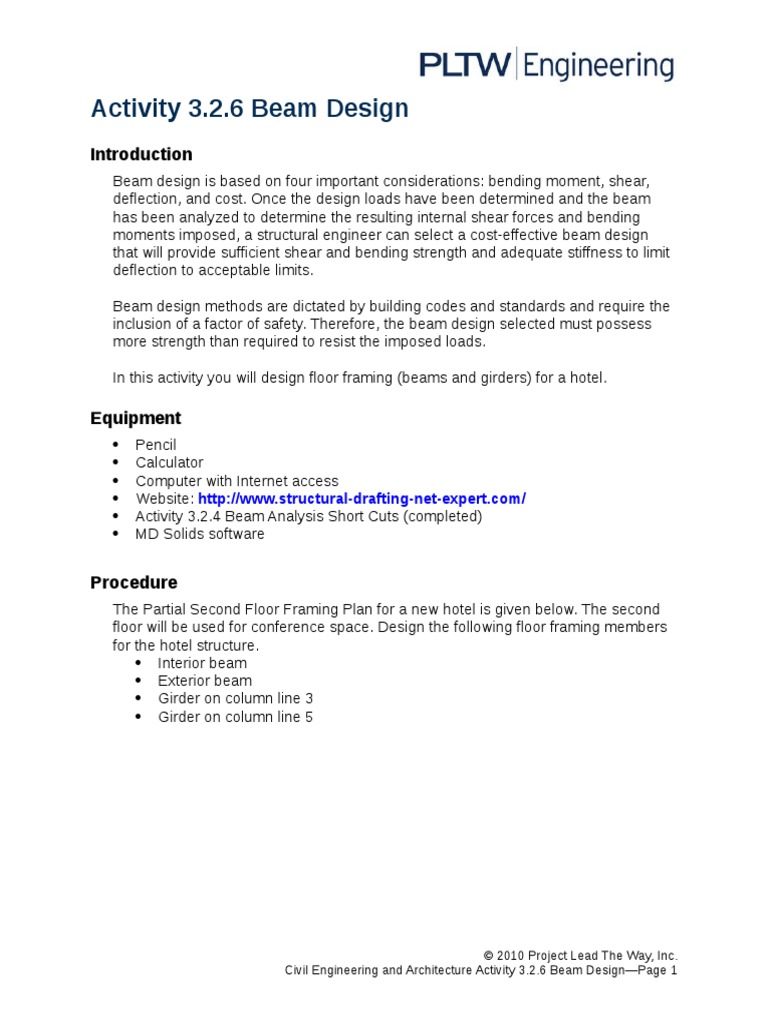 3.2.6.A BeamDesign Completed | PDF | Beam (Structure) | Bending