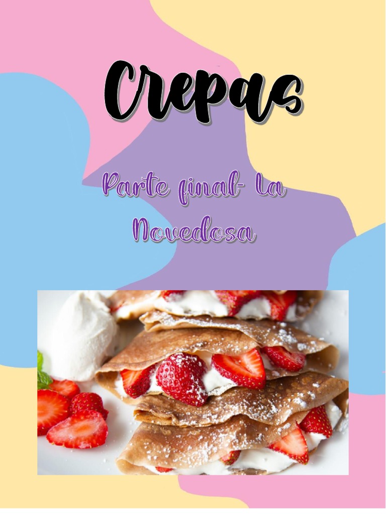 Recetas de Crepas Dulces y Saladas | PDF | Ingredientes de comida ...