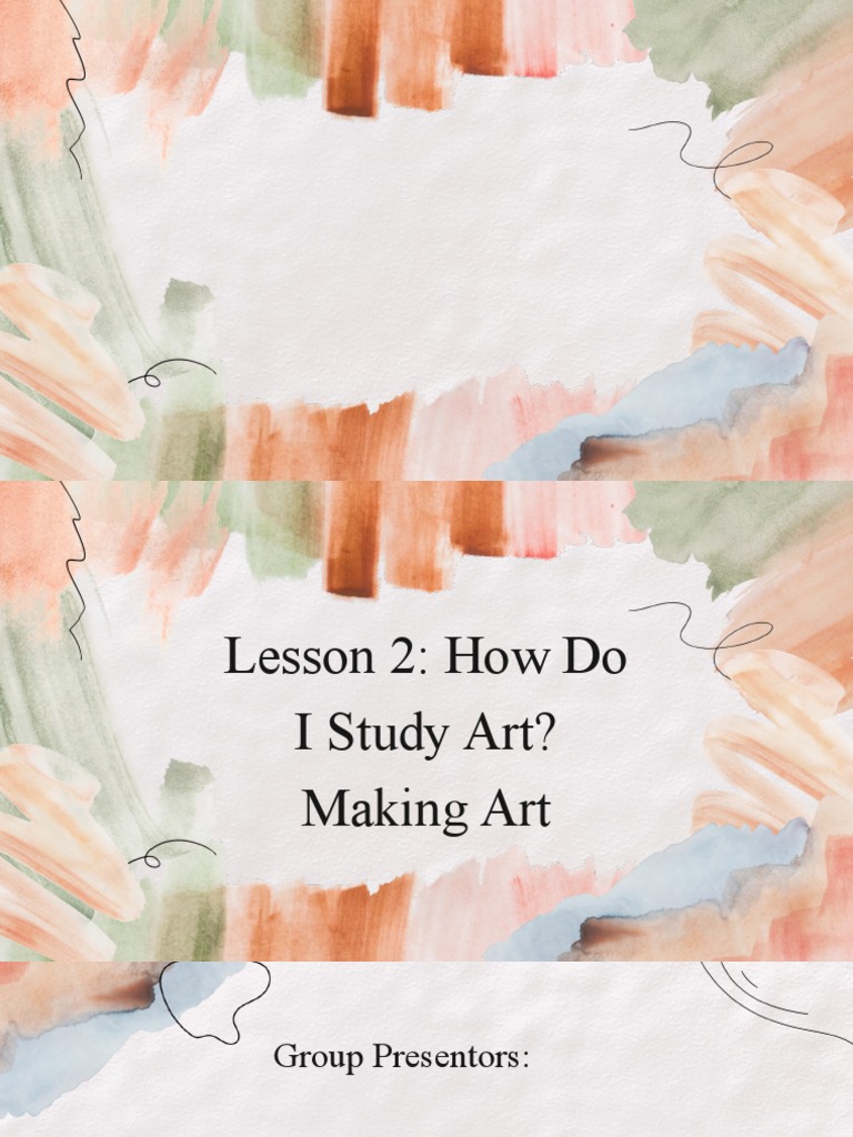 Art Appreciation Pdf Composition Visual Arts Artistic Techniques