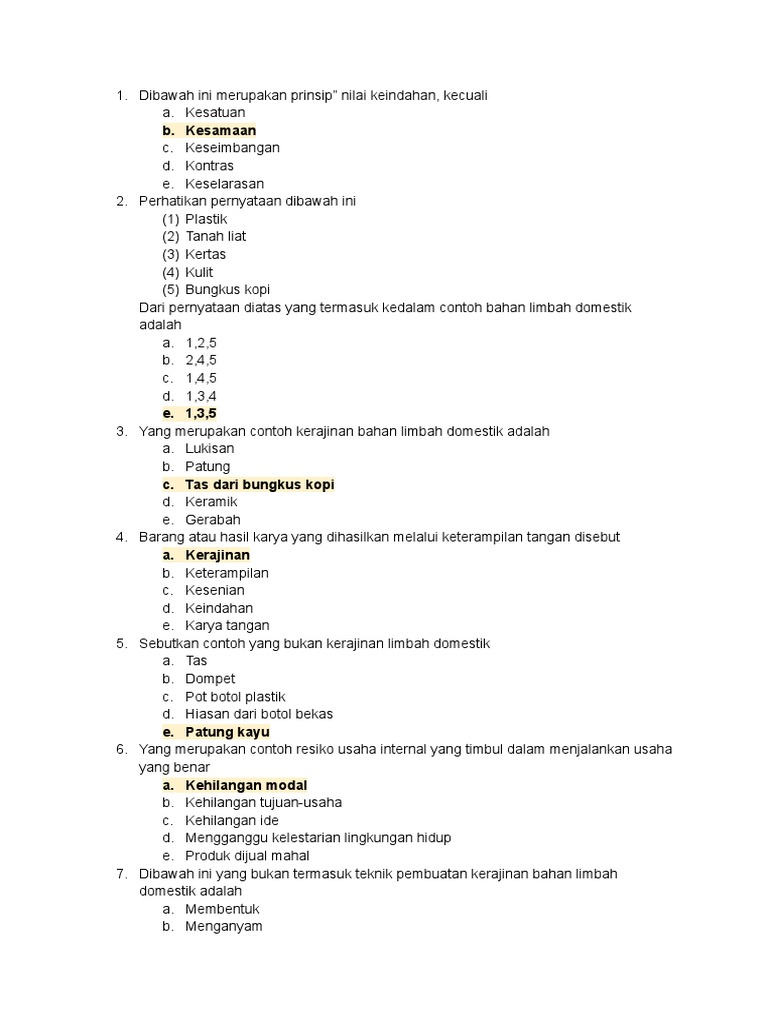 Kisi - Pkwu | PDF | Seni | Gaya Hidup