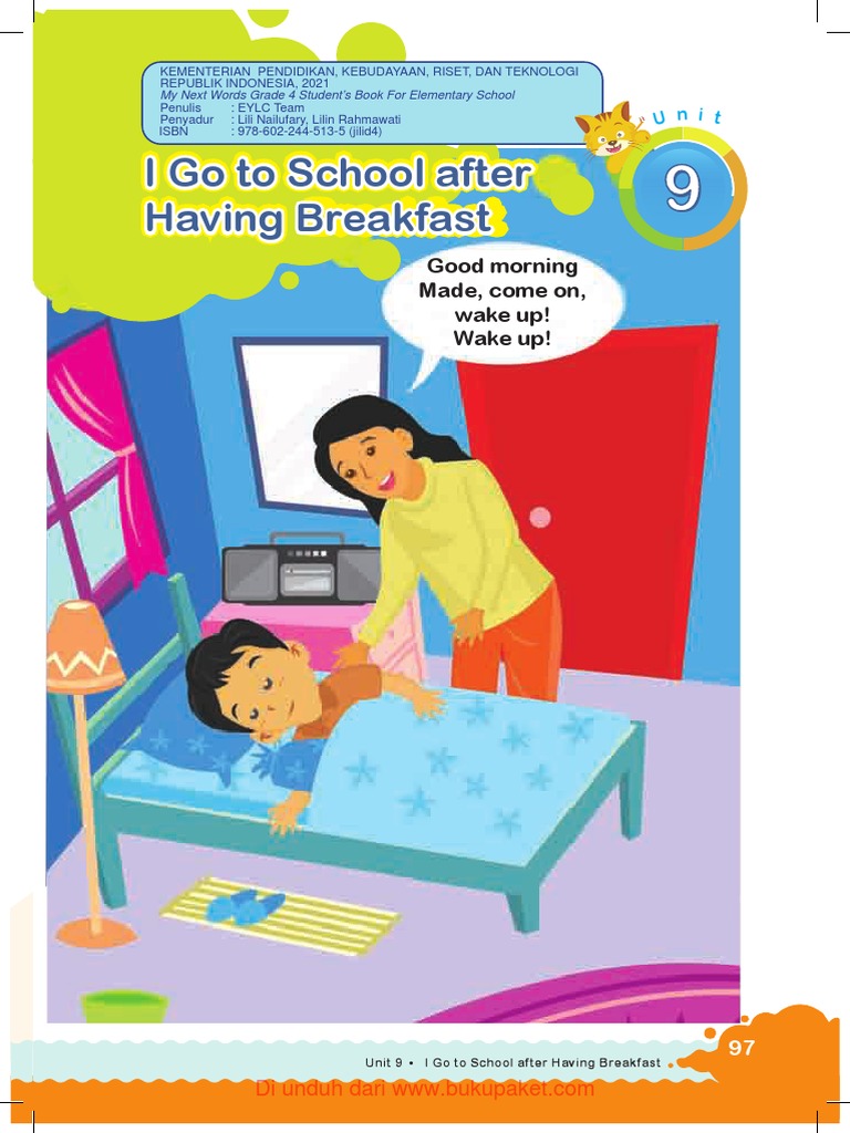 My Daily Routine: Activities from Waking Up to Going to School | PDF