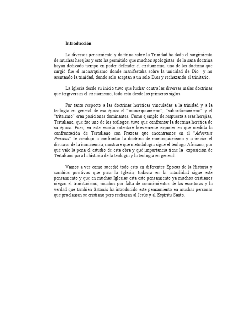 Monografia El Monarquismo | PDF | Trinidad | espíritu Santo