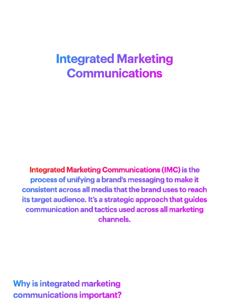 Brand Communication and Design IMC PDF | PDF