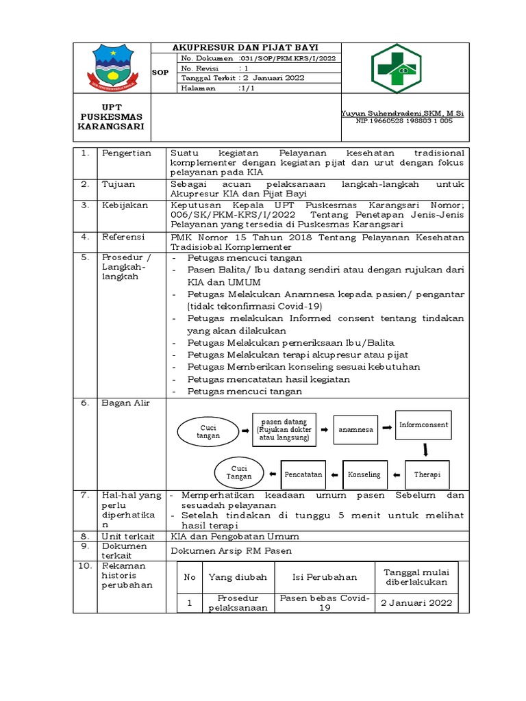 Sop Batra Akupresure Kia&pijat Bayi | PDF