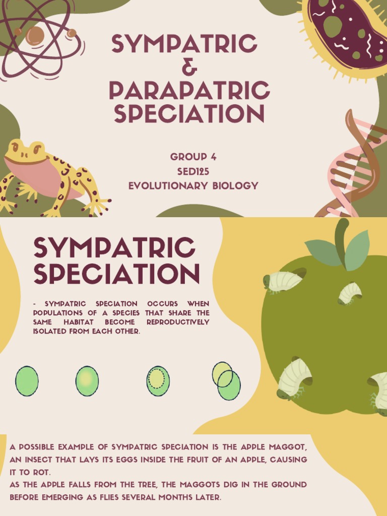 Sympatric Parapatric Speciation PDF | PDF | Evolution | Biological Processes