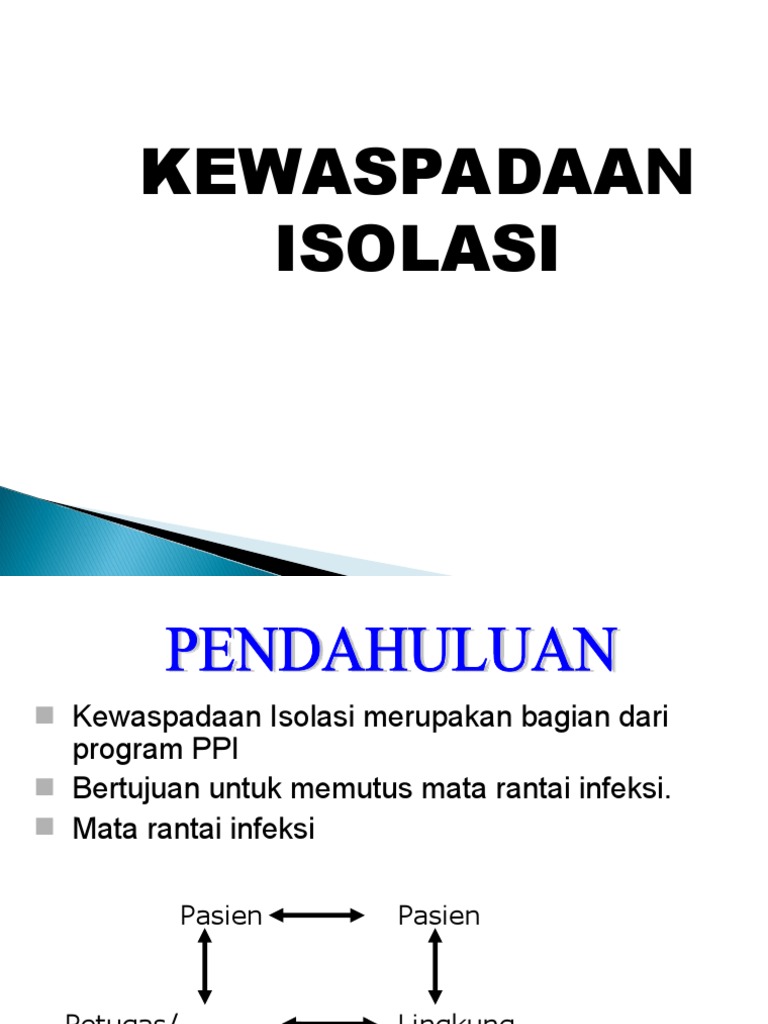 Kewaspadaan Isolasi | PDF