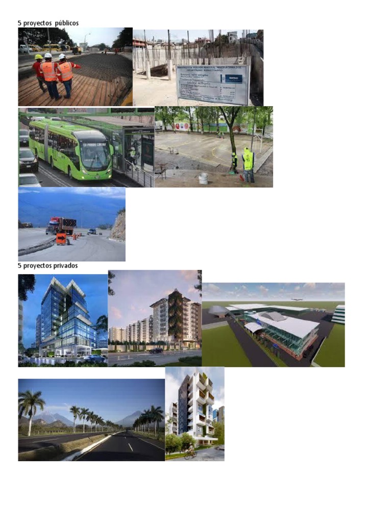 5 Proyectos Públicos | PDF