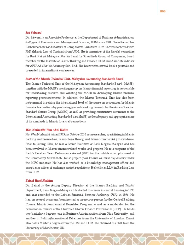 Islamic Financial System Principles and Operations PDF 901 944 | PDF ...