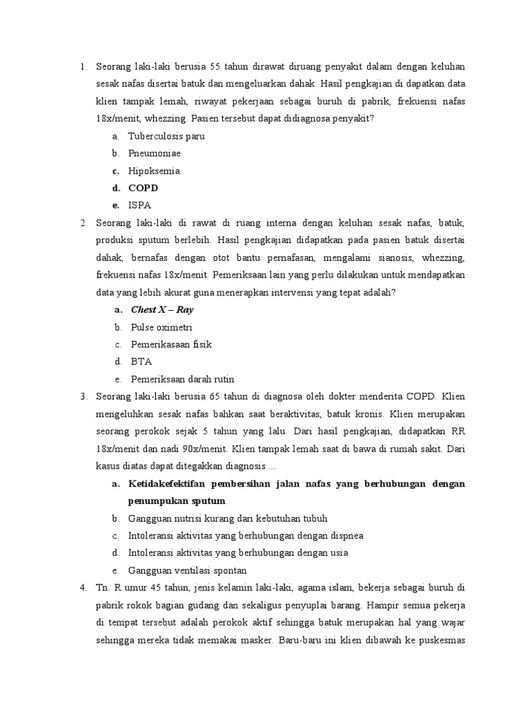 SOAL Kasus KMB I | PDF