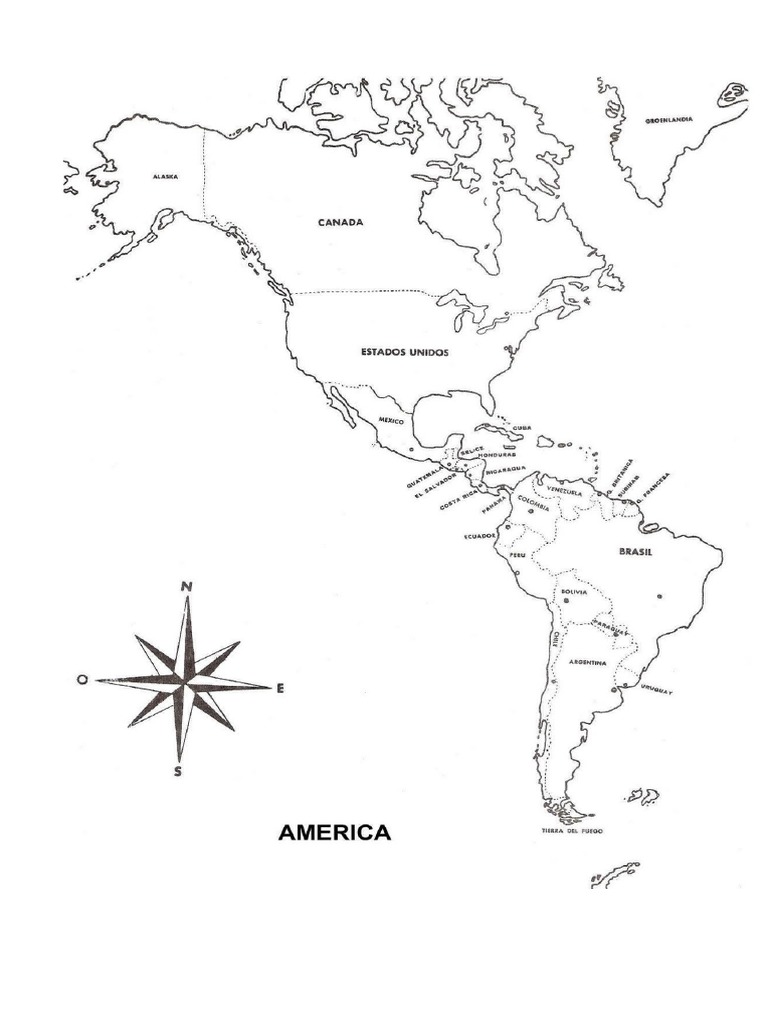 Mapa de America | PDF