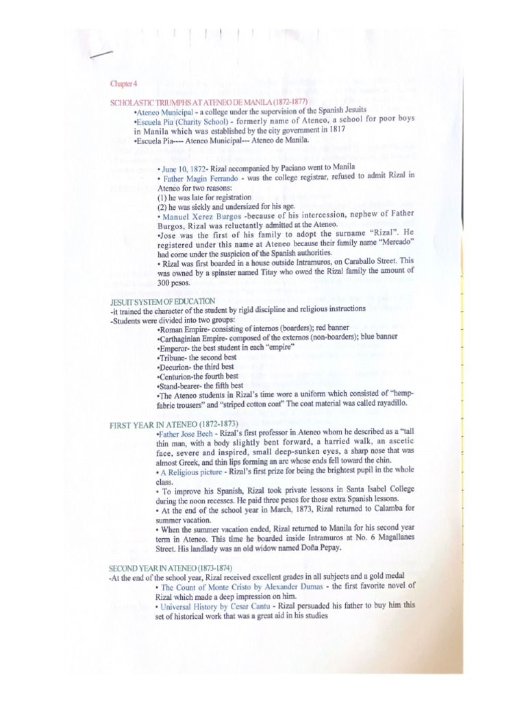 Rizal Chapter-4 | PDF