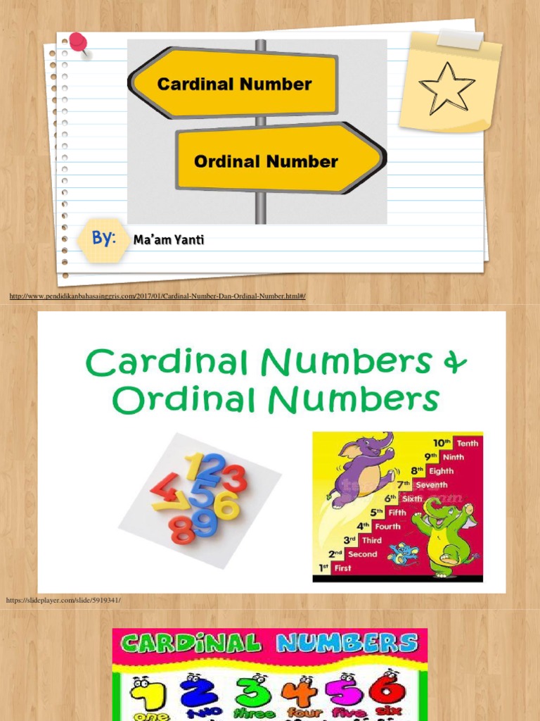 Cardinal vs Ordinal Numbers Guide | PDF | Numbers | Arithmetic