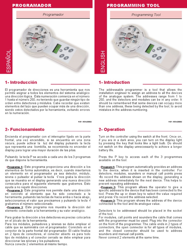 Manual Programador PGD-200 ES FR GB IT | PDF