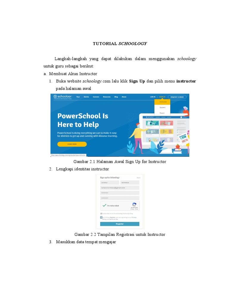 Tutorial Schoology | PDF