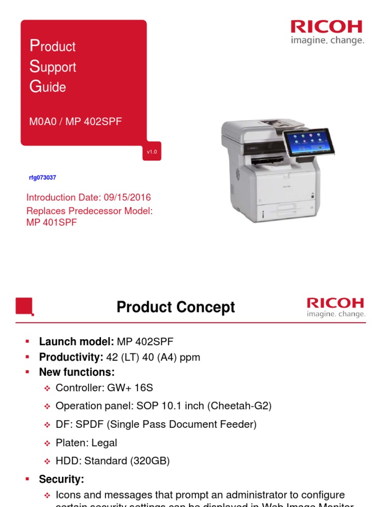 Guia de Producto MP402 | PDF | Usb | Computer Network