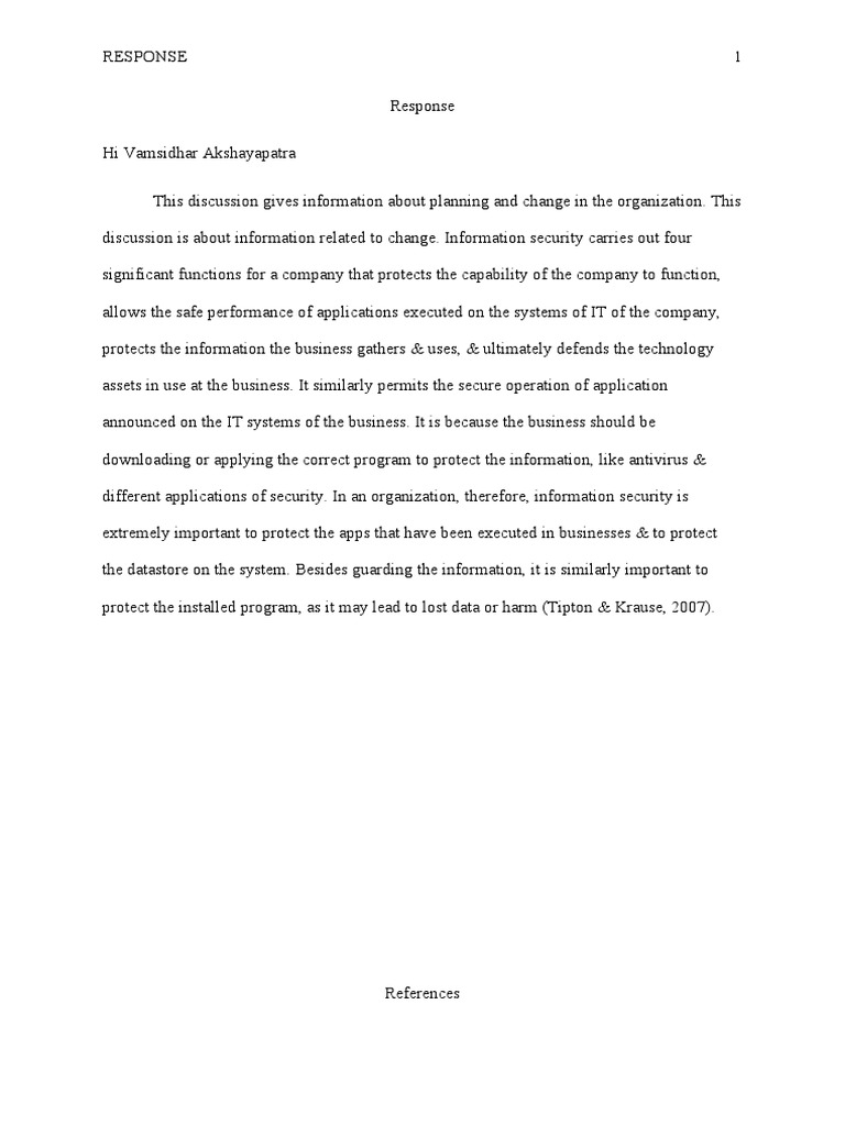 Response - Vamsidhar Akshayapatra | PDF | Computers