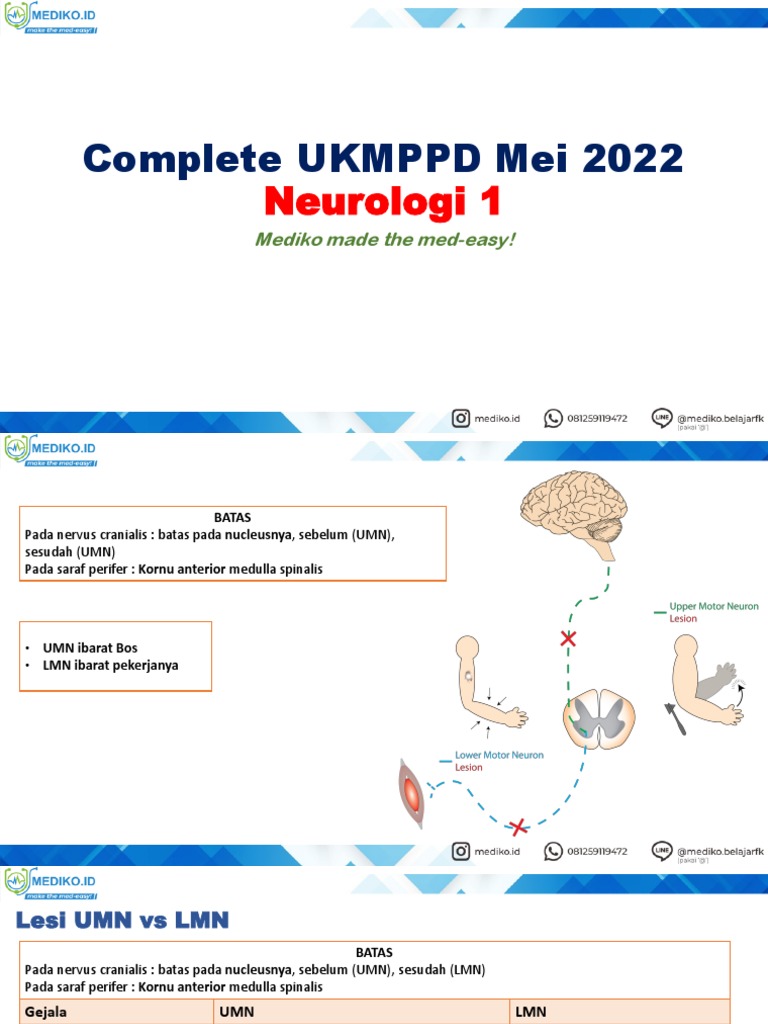 Neuro 1 Complete Mei 2022 | PDF