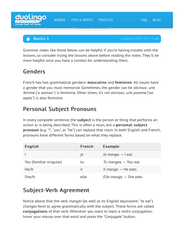 Duolingo Tips and Notes Duome - Eu by Unknown) 11968110 | PDF ...