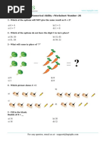 LogIQids - SR KG Sample Paper | PDF | Teaching Mathematics