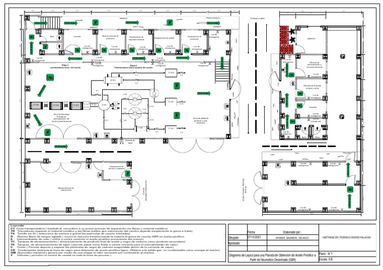 Diagrama de Layout para Planta de Aceite | PDF | Ciencias fisicas ...
