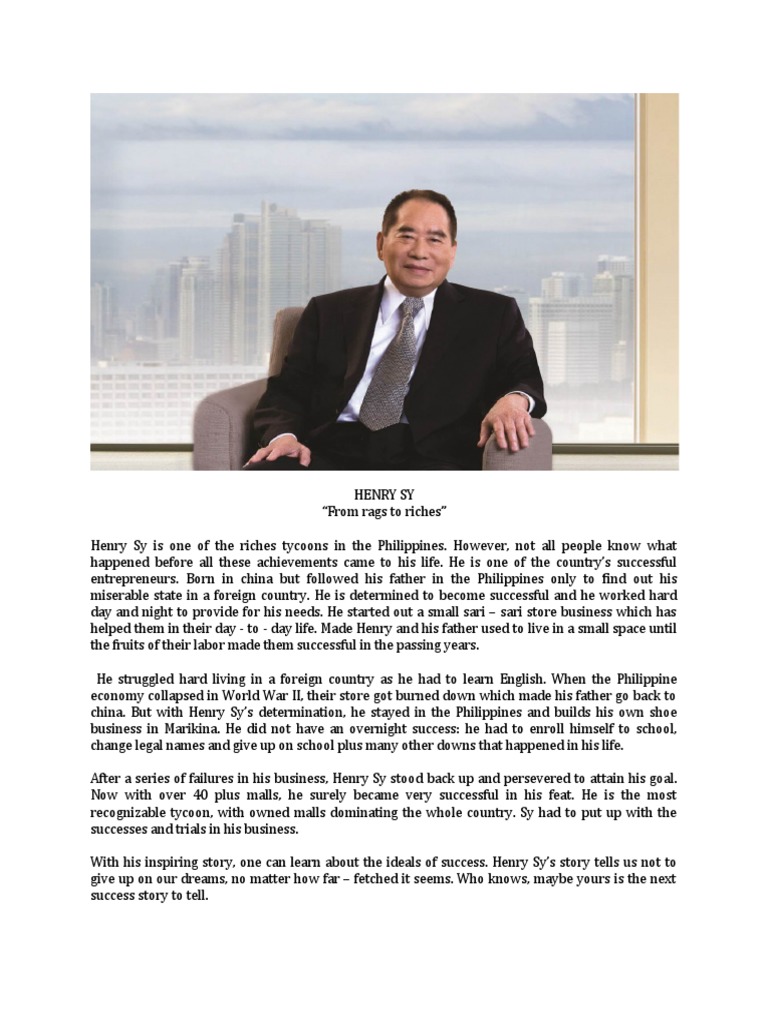 Henry Sy | PDF