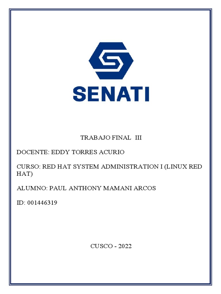 Recursos para Administración Red Hat | PDF | Informática