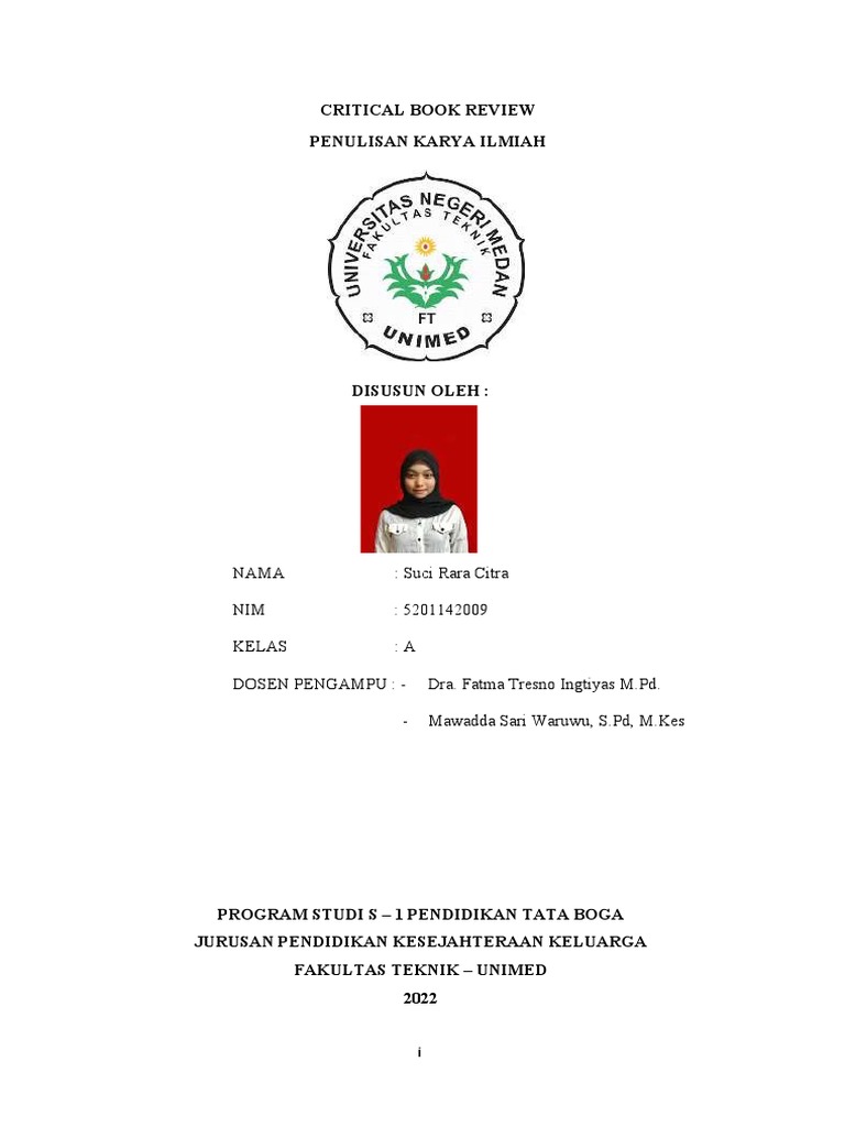 CBR Karya Ilmiah - Tata Boga | PDF