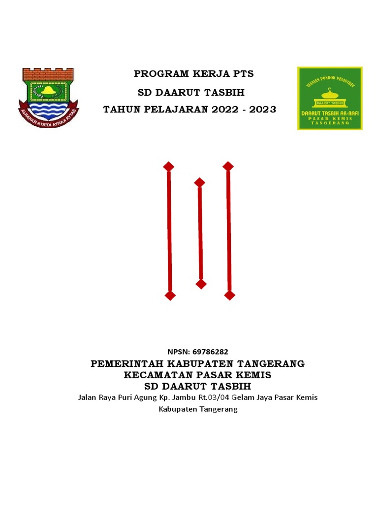 PROKER PTS SD Fix | PDF | Karier & Perkembangan
