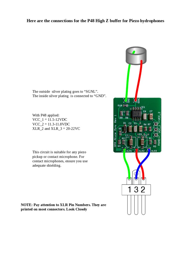 Hydrophone P48 Buffer | PDF