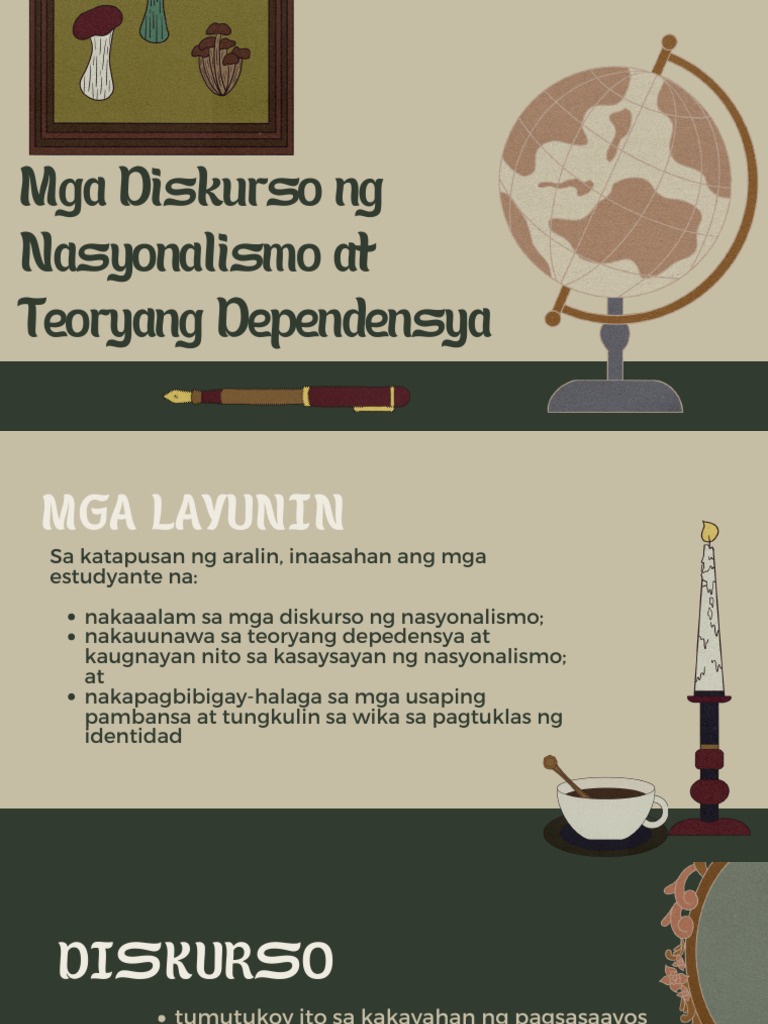 G5 Bsit2e Diskurso NG Nasyonalismo at Teoryang Dependensya 1 PDF | PDF