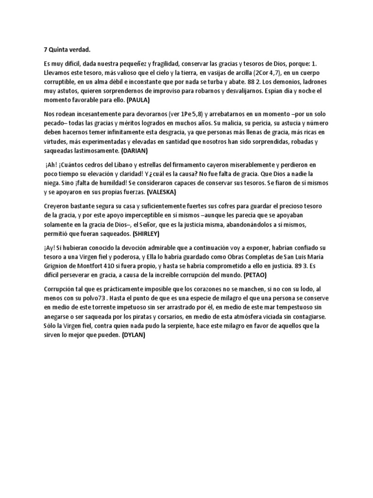 Quinta Verdad PDF | PDF