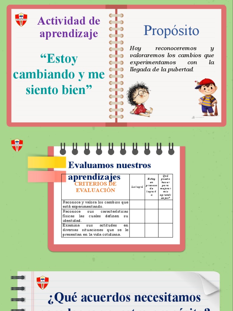 "Estoy Cambiando y Me Siento Bien" EXP 2 - SESION 1 - TUTORIA 22 ABRIL | PDF | Adultos | Aprendizaje