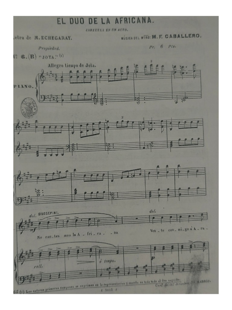 Dúo de La Africana | PDF