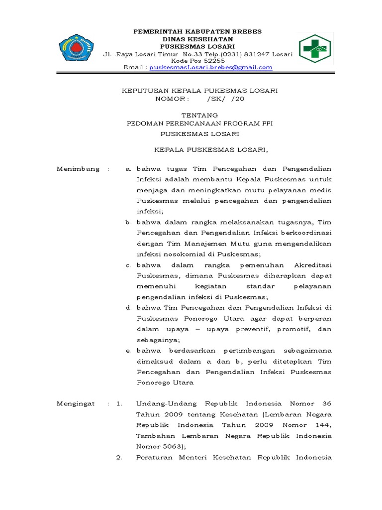 SK Pedoman Ppi 2023 | PDF
