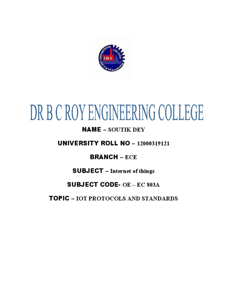 (Soutik Dey Iot) | PDF | Internet Of Things | Computer Network (Soutik Dey Iot) | PDF | Internet Of Things | Computer Network