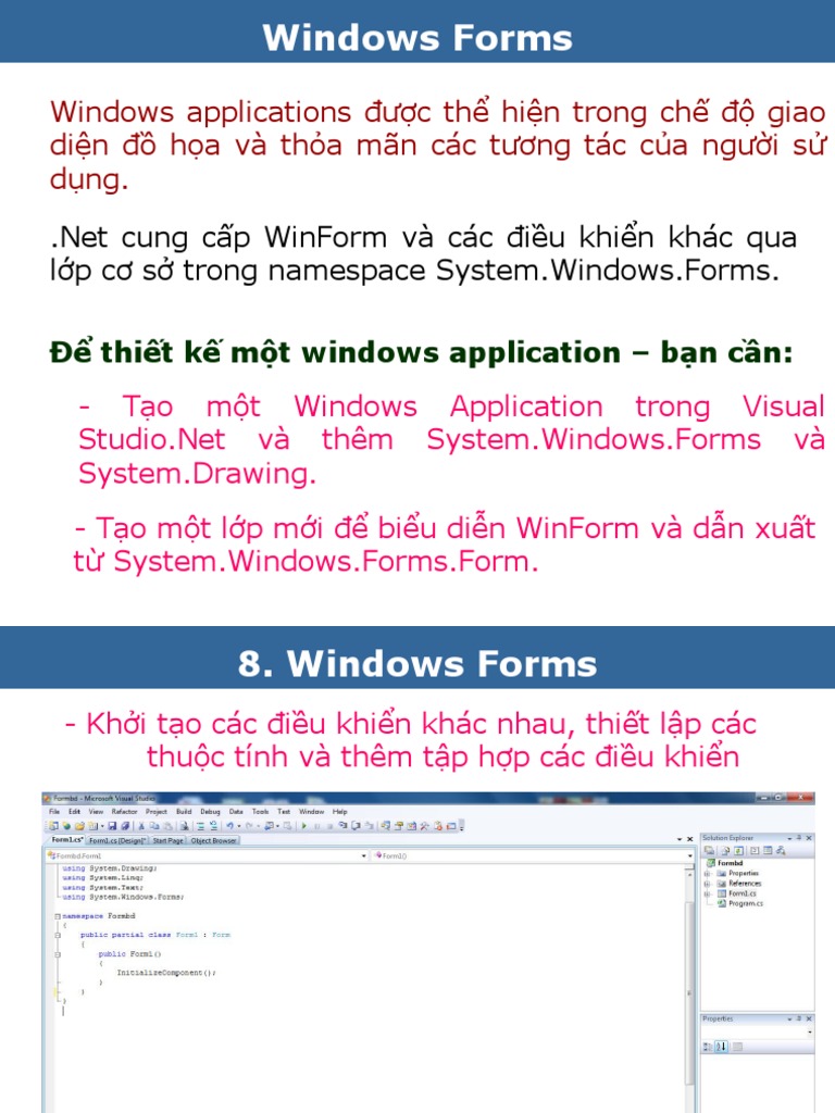 Windows Forms | PDF