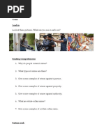 Unit 5 - A Schoolgirl's Diary From IAm Malala - Home Test - 6th Grade ...