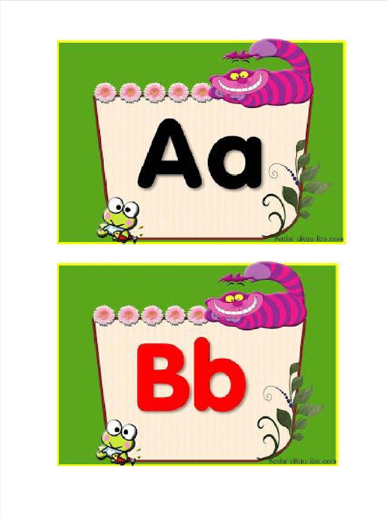 Huruf Abjad Kecil Dan Besar | PDF