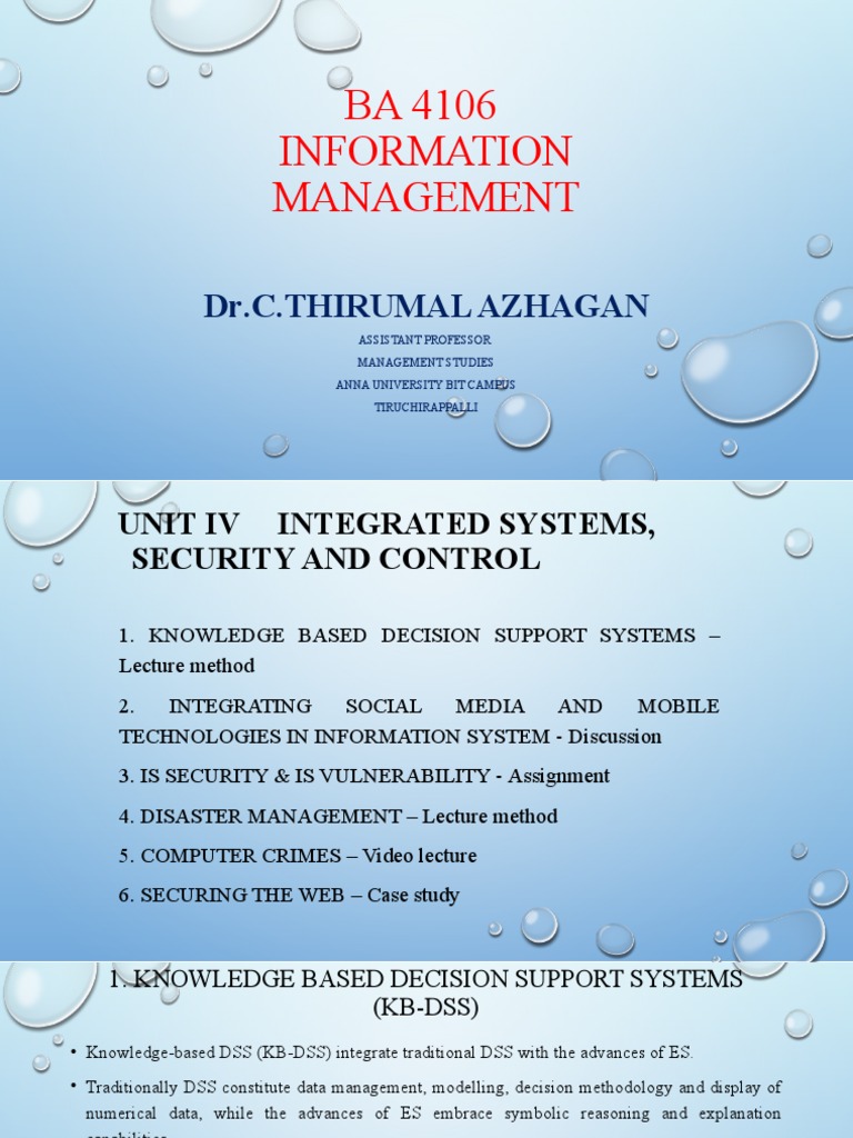 Integrating Social Media in Information Systems | PDF | Decision ...