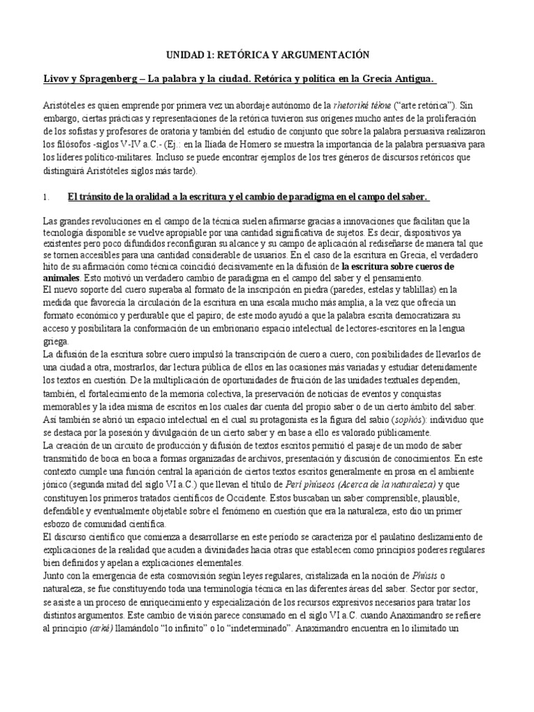 Resumen Final Lenguajes 3 | PDF | Retórica | Aristóteles