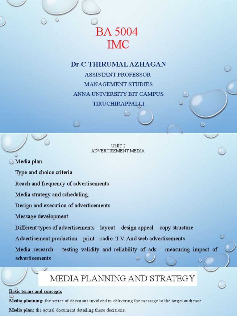 Media Planning Fundamentals: Reach, Frequency, Scheduling and Budget ...