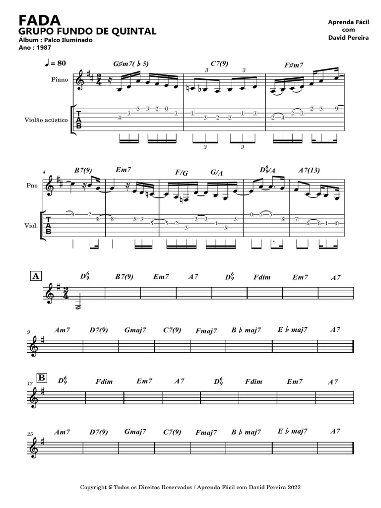 FADA Partitura PDF | PDF