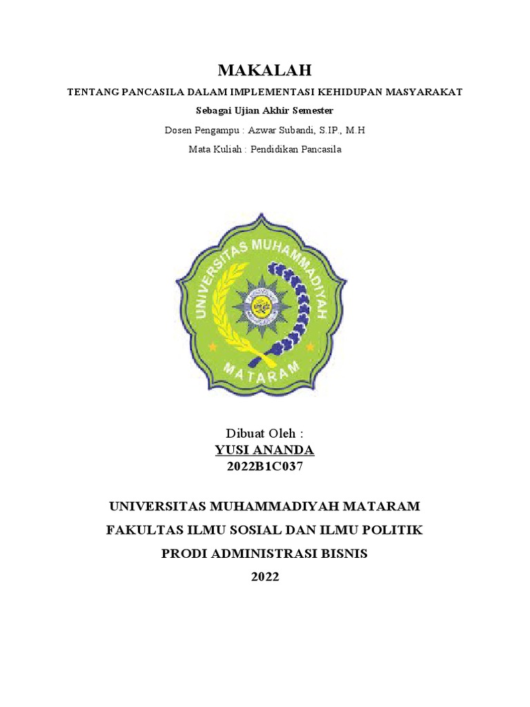 Cover Tugas Uas | PDF | Karier & Perkembangan