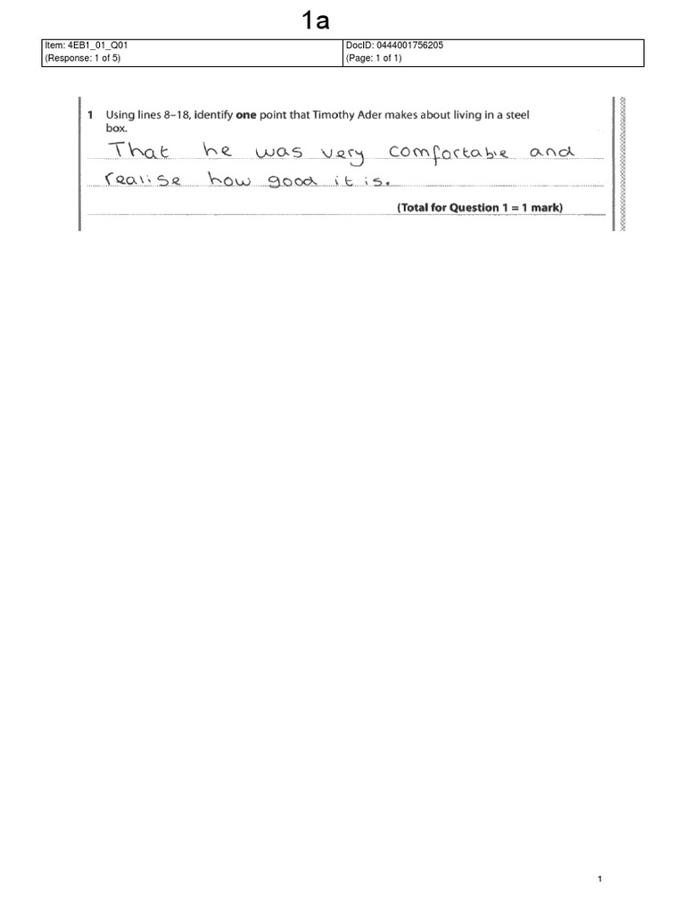 4EB1 01 Standardisation Scripts - Actual - Correct Version PDF | PDF